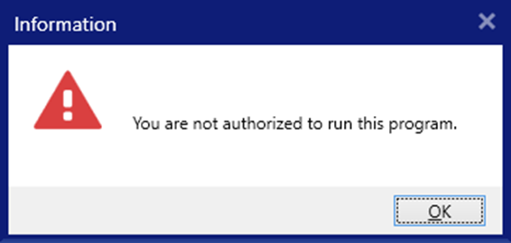 Cannot run Loftware programs after your Loftware Cloud account was removed