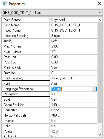 How to Print Diacritic Characters to a Label Field