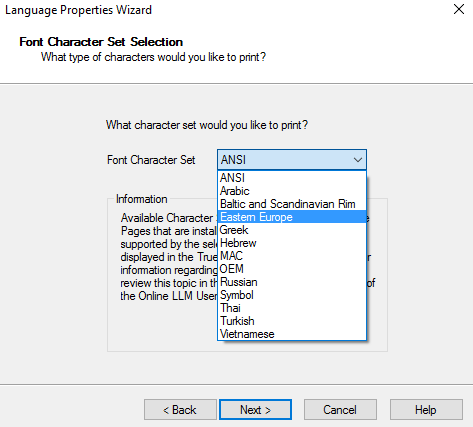 How to Print Diacritic Characters to a Label Field