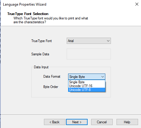 How to Print Diacritic Characters to a Label Field