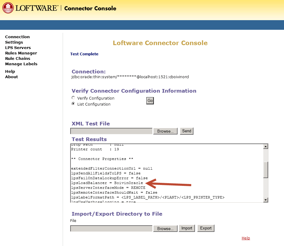 Updating the Load Balancer Name in the Oracle Connector