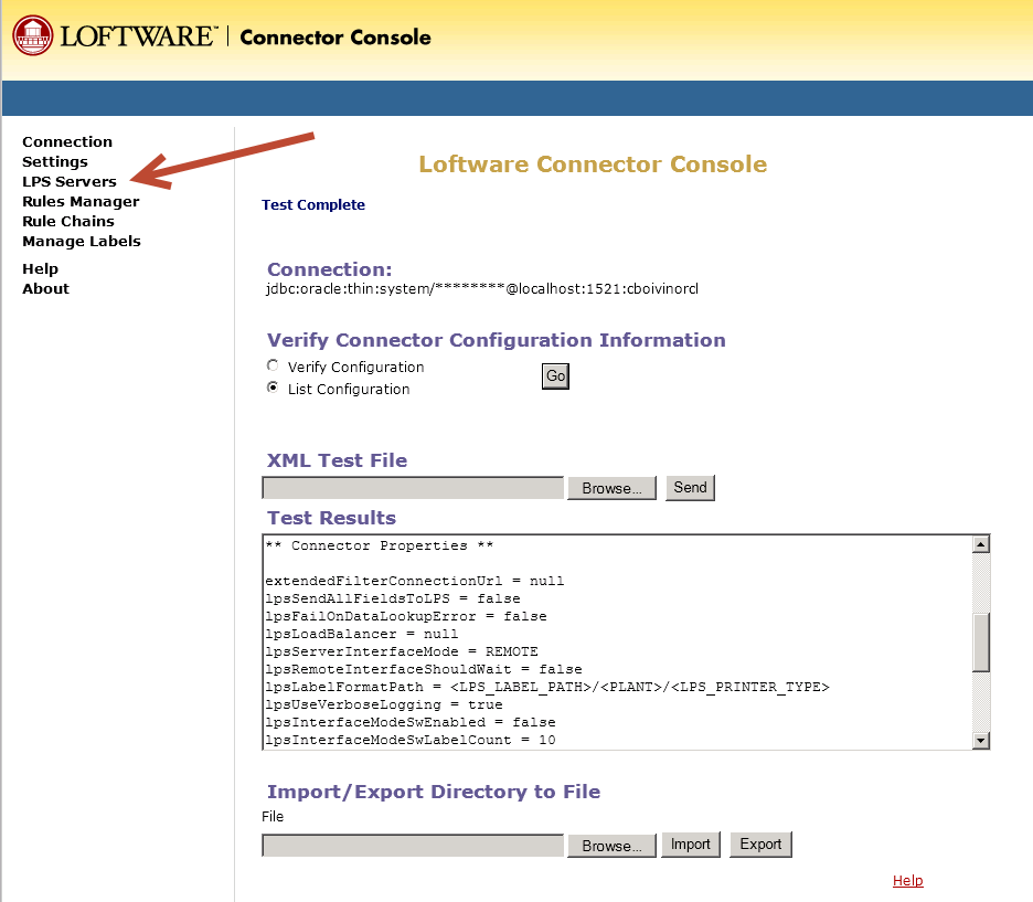 Updating the Load Balancer Name in the Oracle Connector