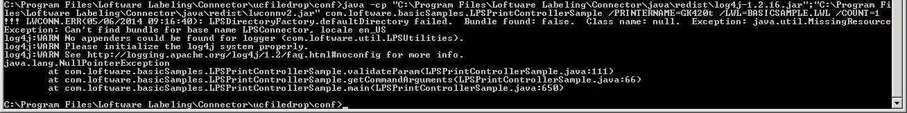 How to Run the Loftware Universal Connector Basic Sample Application